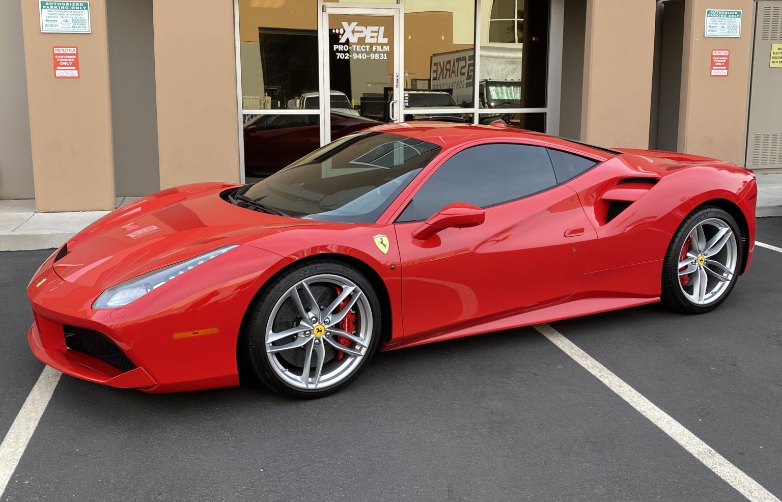 XPEL Las Vegas | Blog | Ferrari 488 GTB Receives XPEL Window Tint