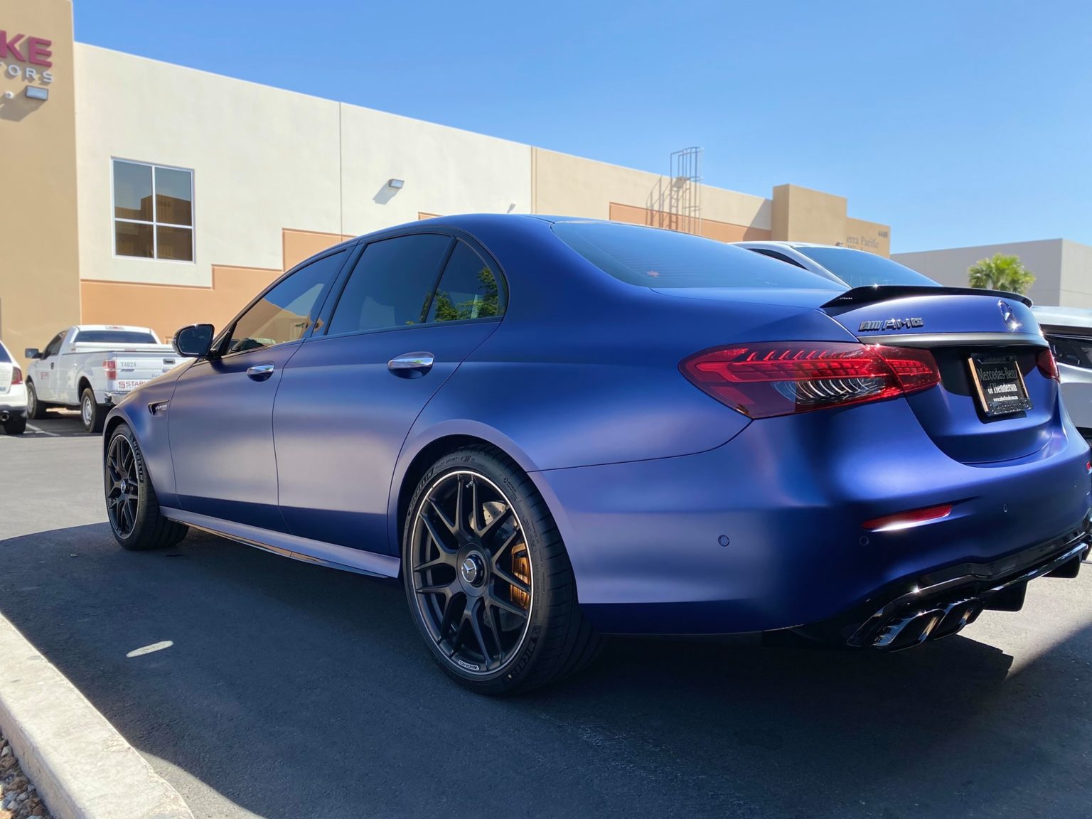 XPEL Las Vegas |Blog | 2021 Mercedes-Benz AMG E 63 Matte Paint Wrap